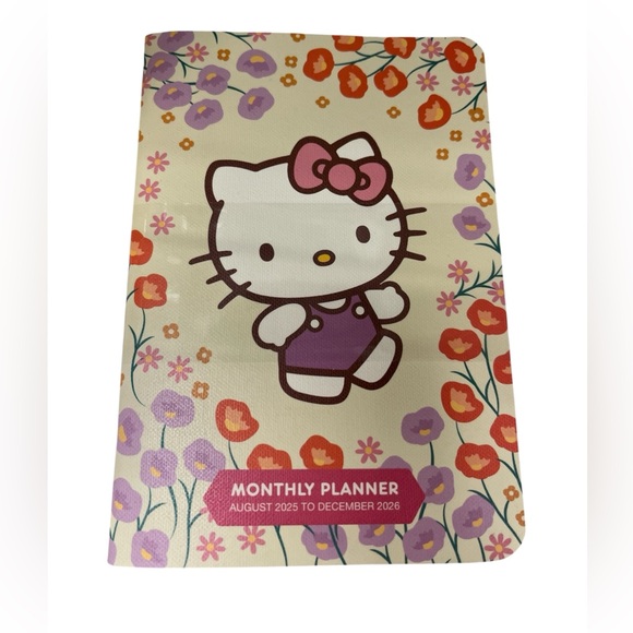 Hello Kitty | Office | Hello Kitty Monthly Planner August 225 December ...